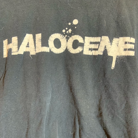 Shirts | Halocene Small Black Graphic Vintage Tshirt | Poshmark